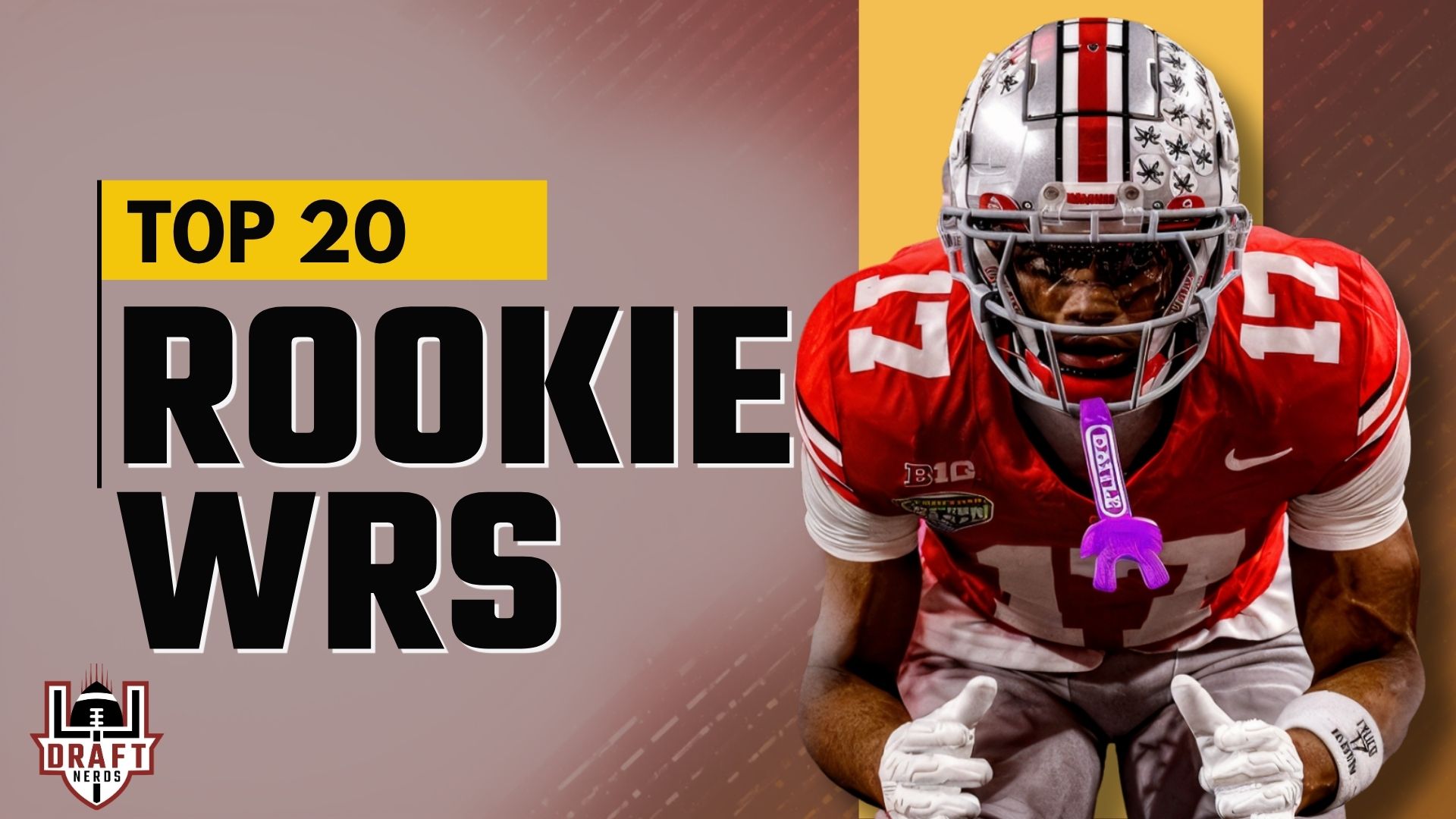 Top 20 Rookie WRs Rankings & Tiers! NFL Draft Podcast EP. 21 - Dynasty ...